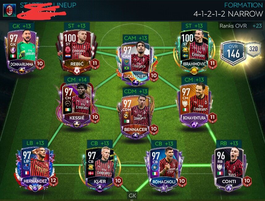 [Squad Building] Fought with full MILAN team... | Scrolller