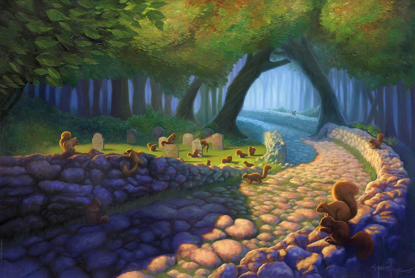 Squirrel Sanctuary by Steve Argyle | Scrolller
