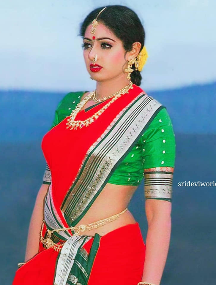 Sridevi in her prime time...tab se abb tak k har ladke ki lund se pani jhar deti hya...ajj kal k ...
