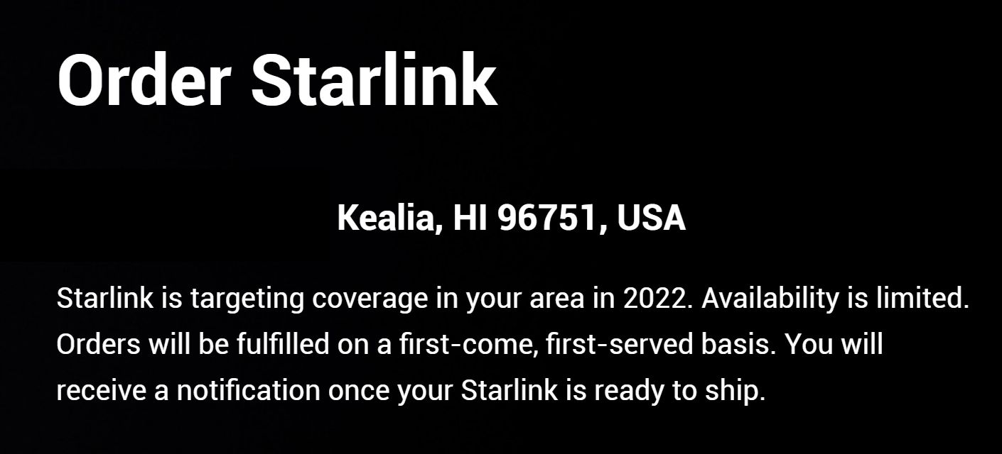 starlink stay coming 2022! chee hoo! | Scrolller