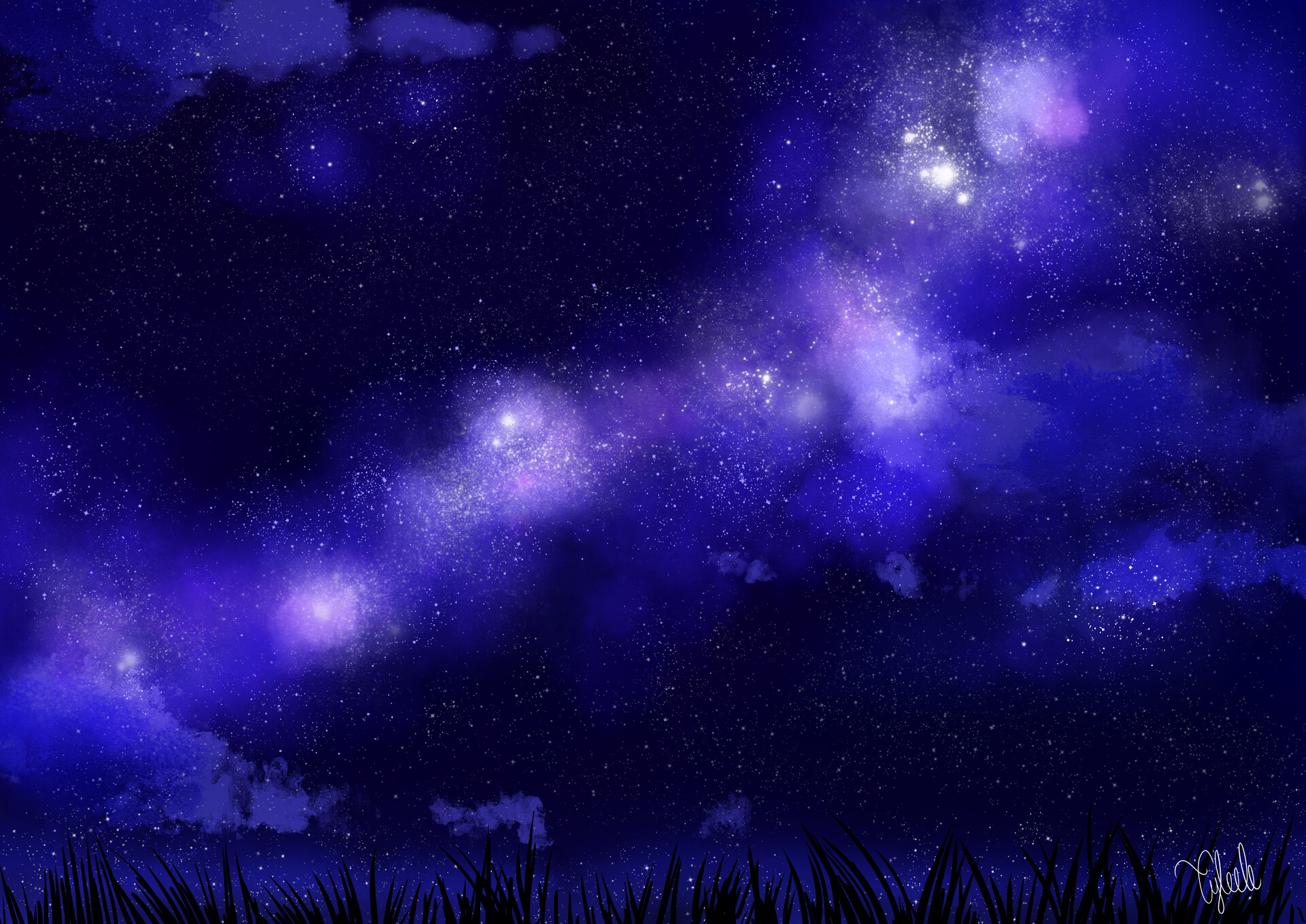 Starry Sky by Cybele Art | Scrolller