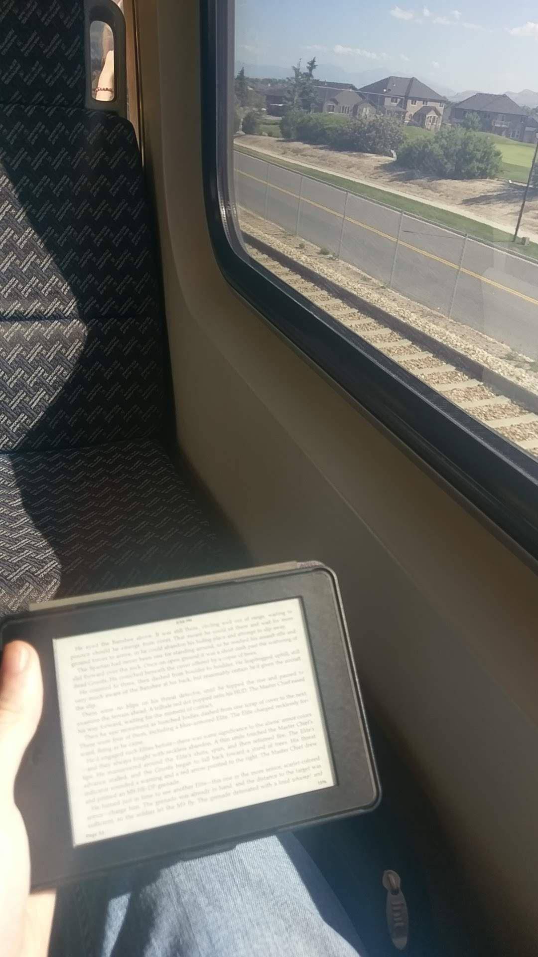 Started riding the train to work, now there's time to get a quick read in everyday! | Scrolller