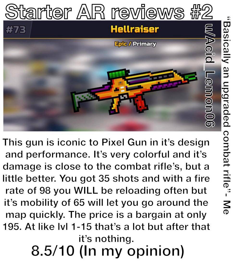 Starter AR reviews #2 Hellraiser | Scrolller