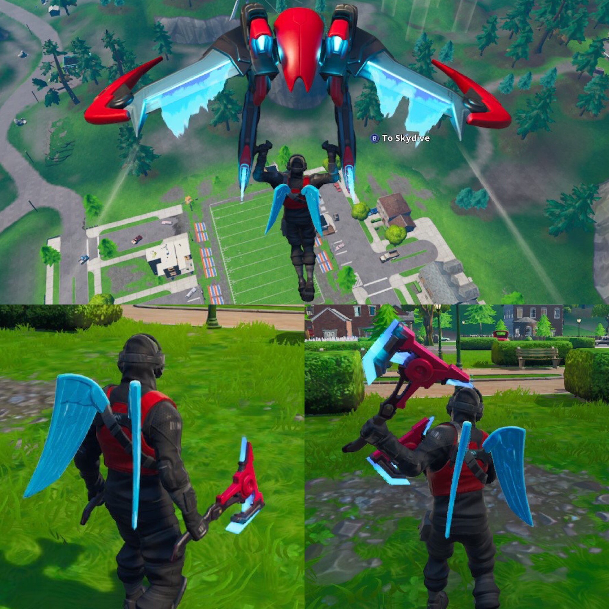 •Stealth Reflex + Frozen Love Wings + Harmonic Axes + Retaliator• | Scrolller