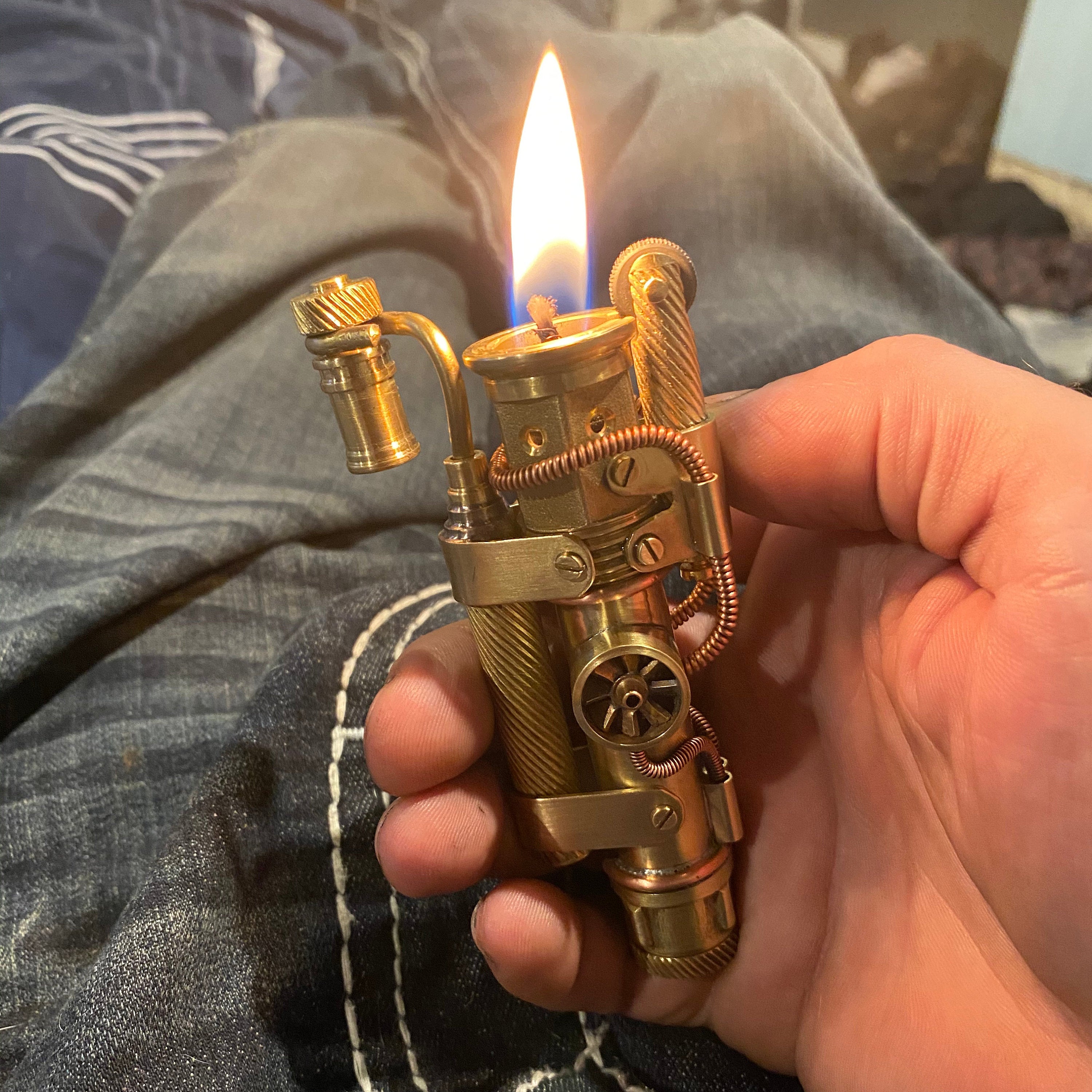 Steampunk lighter made by me | Scrolller