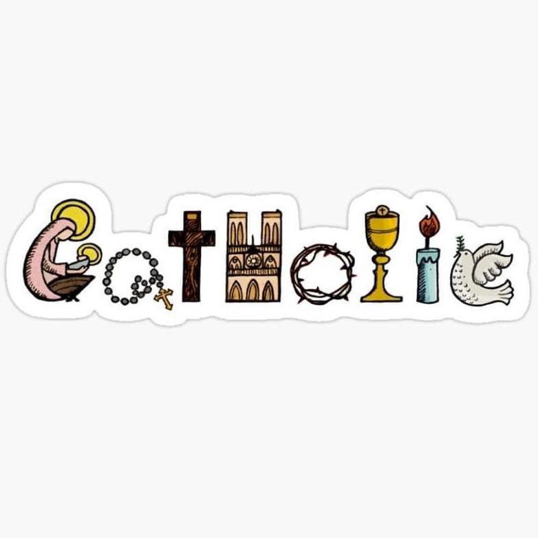 Sticker I drew to illustrate this beautiful faith. Proud to be a convert. 🤍 | Scrolller