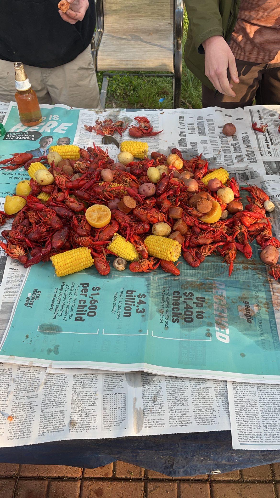 Stimulus crawfish boil | Scrolller