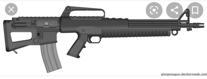 Stock image of a bullpuped m16 | Scrolller
