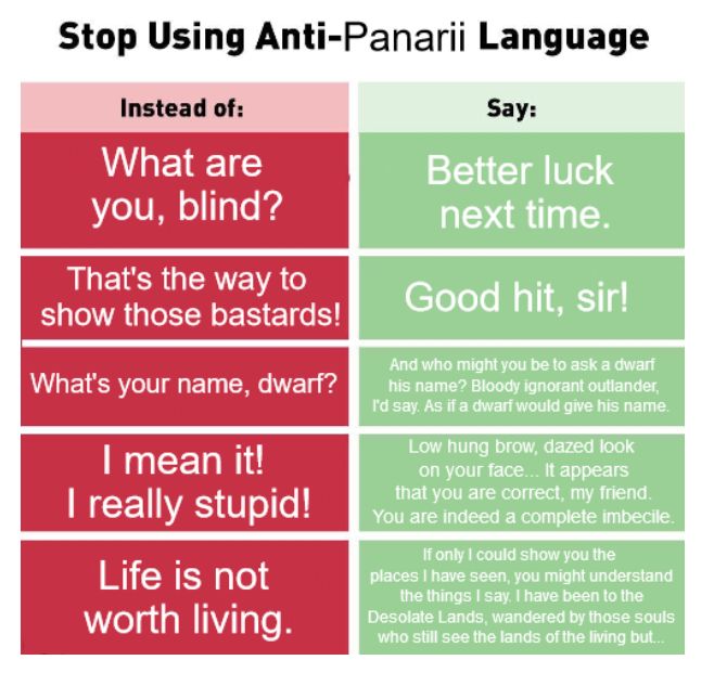 STOP using anti-Panarii language! | Scrolller