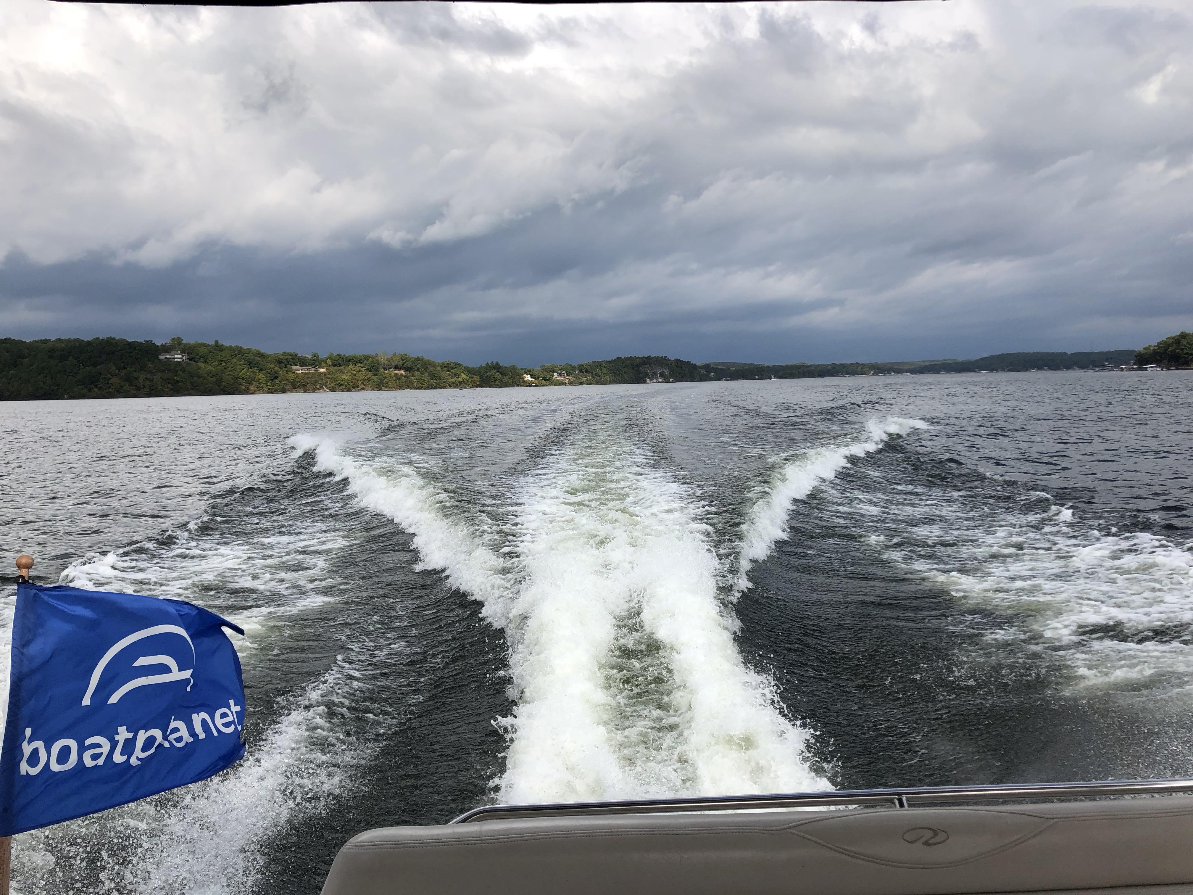 Storms are brewing at the lake. Need faster boat. | Scrolller