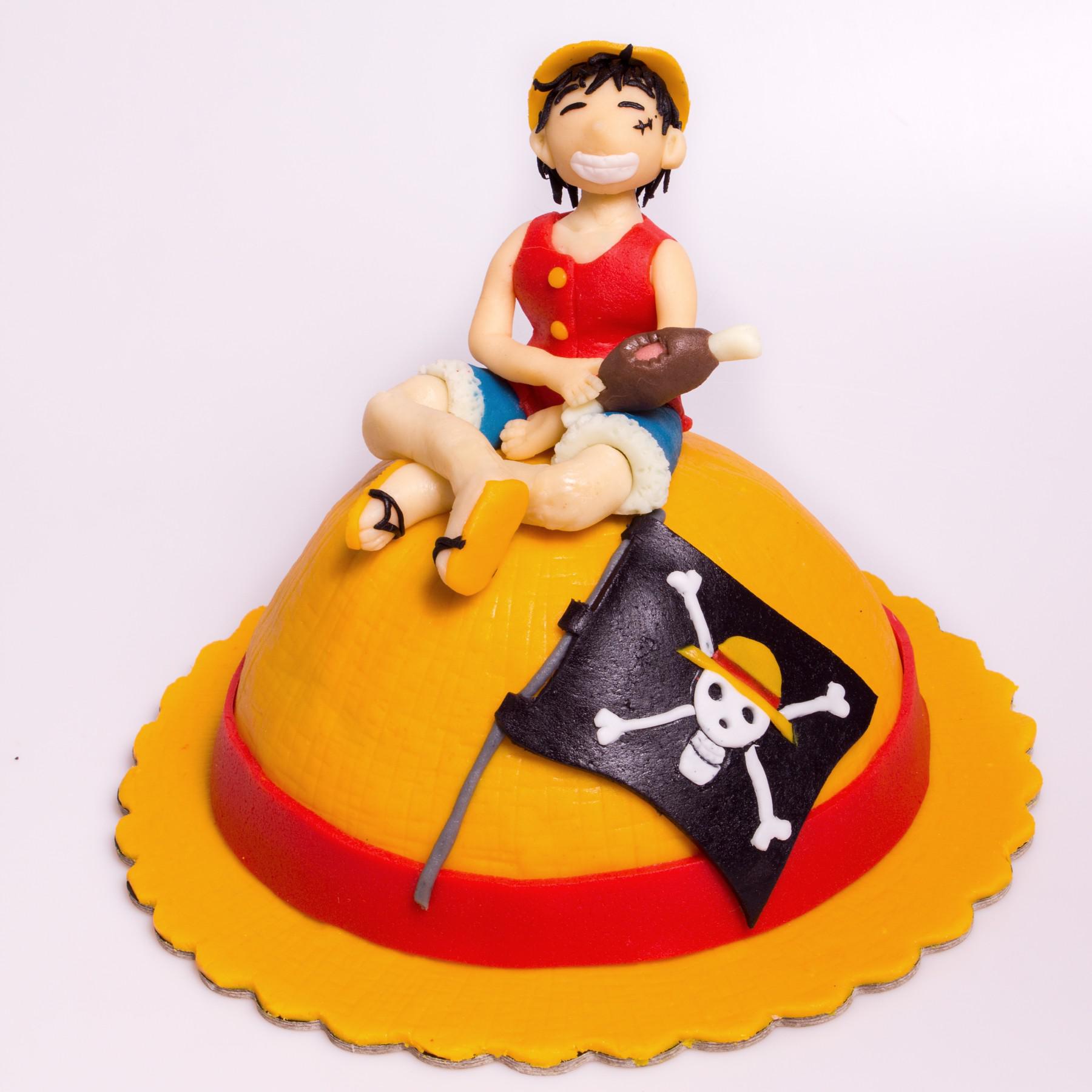 Strawhat Luffy cake iam making for ending exams in school | Scrolller
