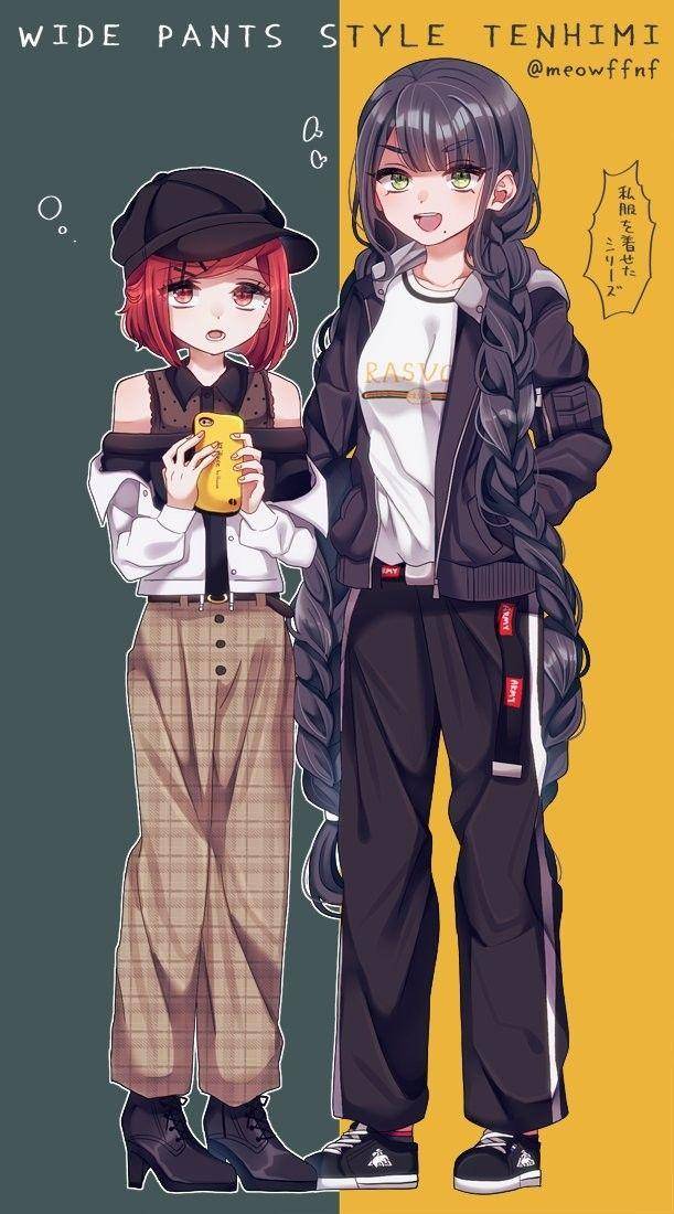 Street Style Tenko And Himiko Scrolller