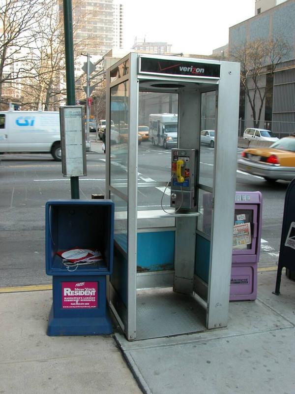 Street Telephone Booths- always keep a quarter in your pocket | Scrolller