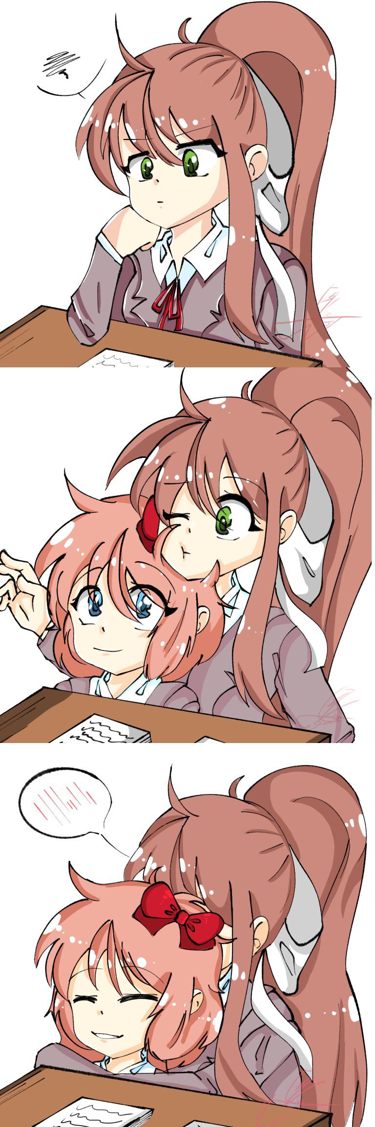 Stressful Day For Monika Scrolller
