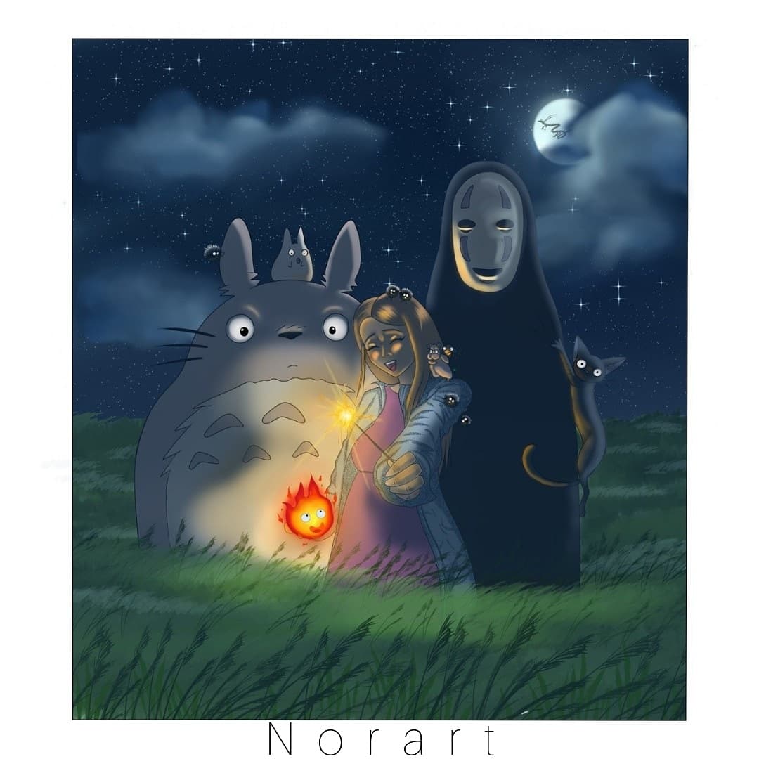 Studio Ghibli illustration! | Scrolller
