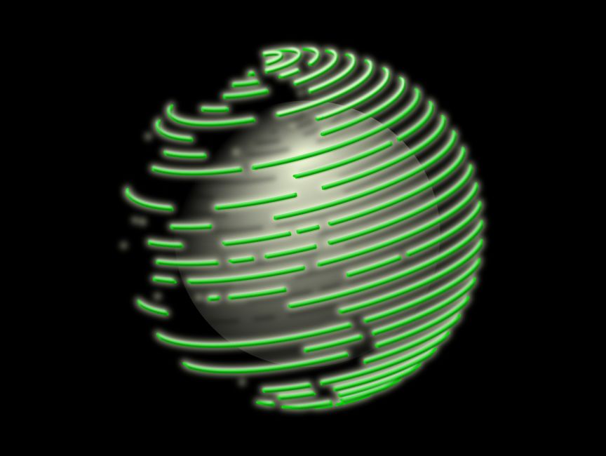 Study on wireframe sphere | Scrolller