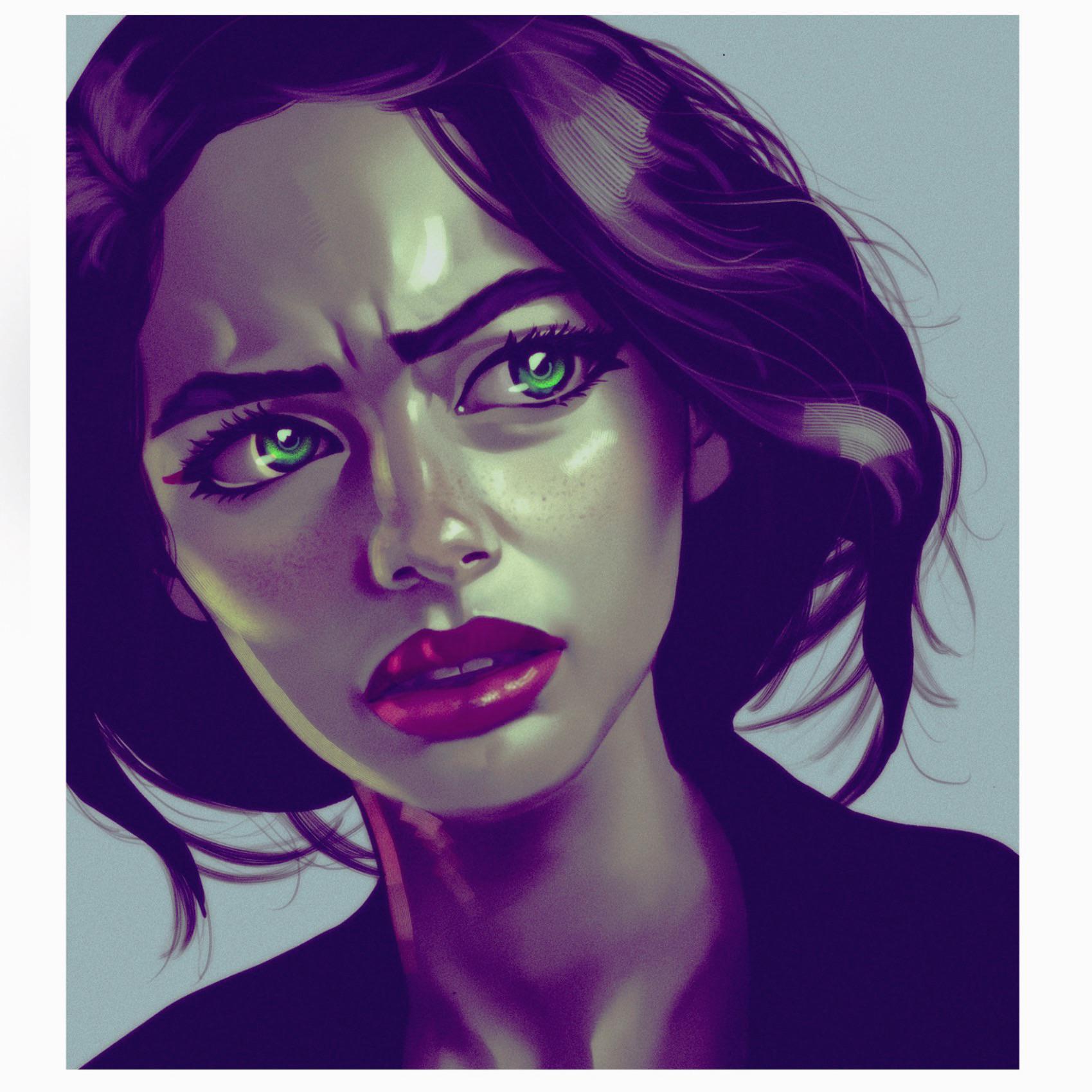 Stylized portrait | Scrolller