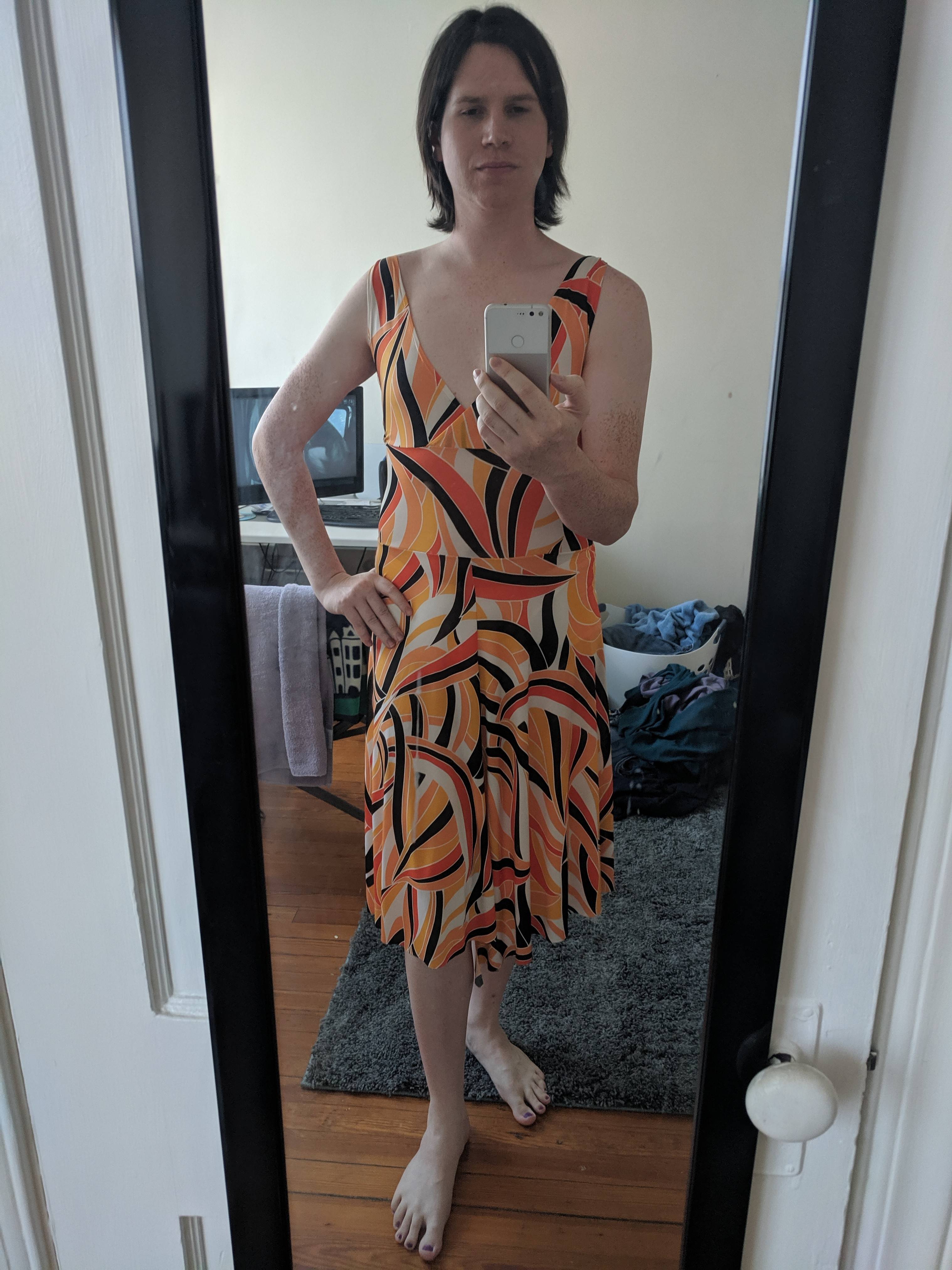 Summer dress. Does it count if I bought this dress when I was dressed en femme? | Scrolller