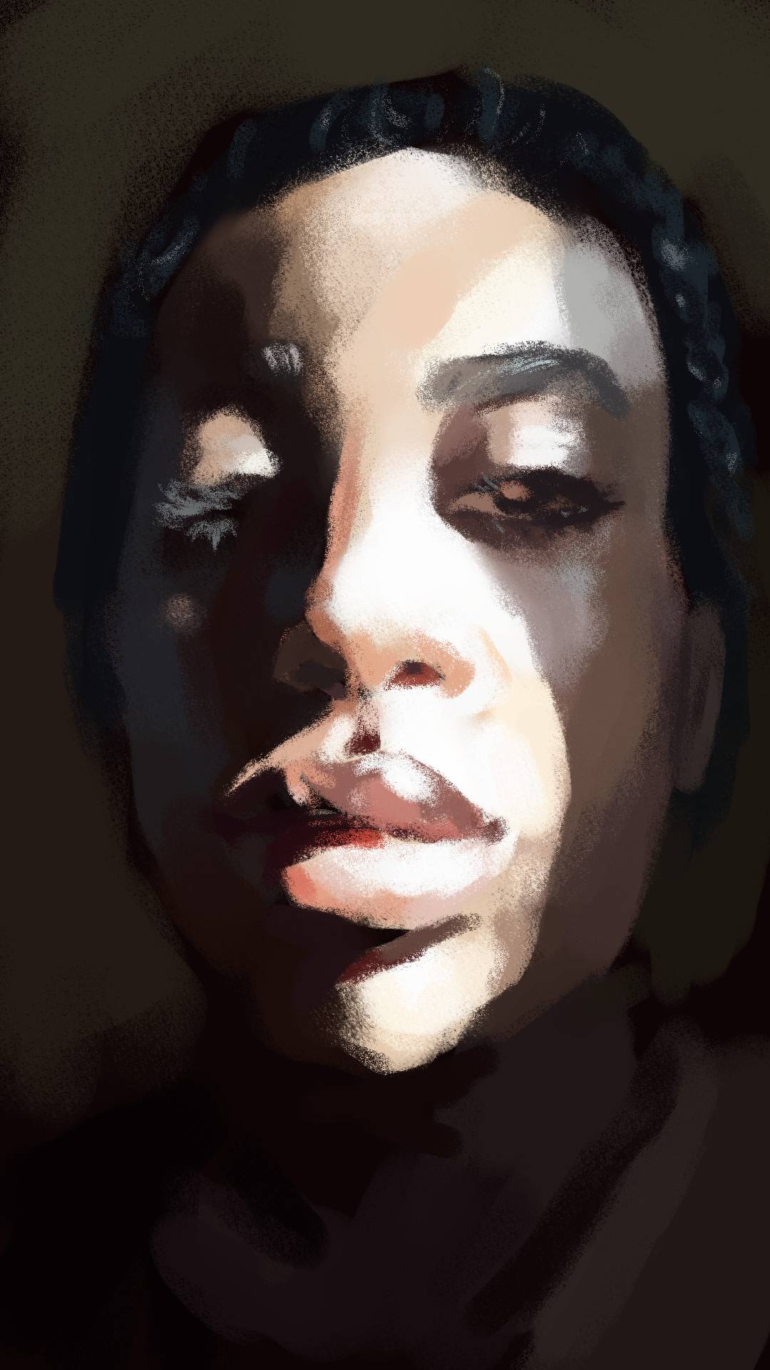 Sunlit, me, digital(krita), 2021 | Scrolller