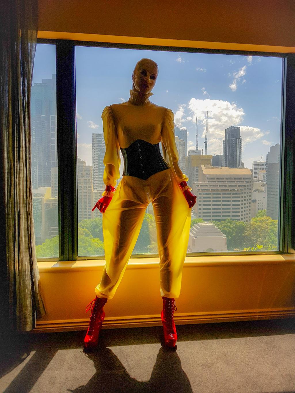 Sunrays warming me through the latex | Scrolller