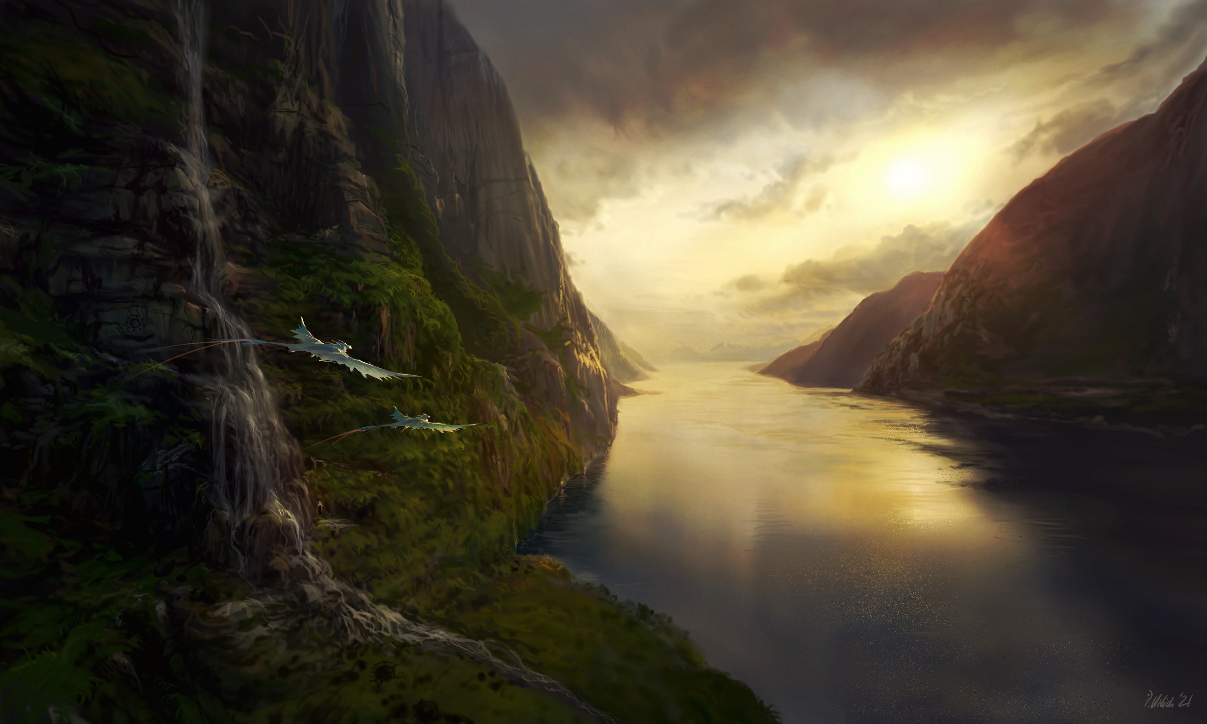 Sunset Valley by Philipp A. Urlich | Scrolller