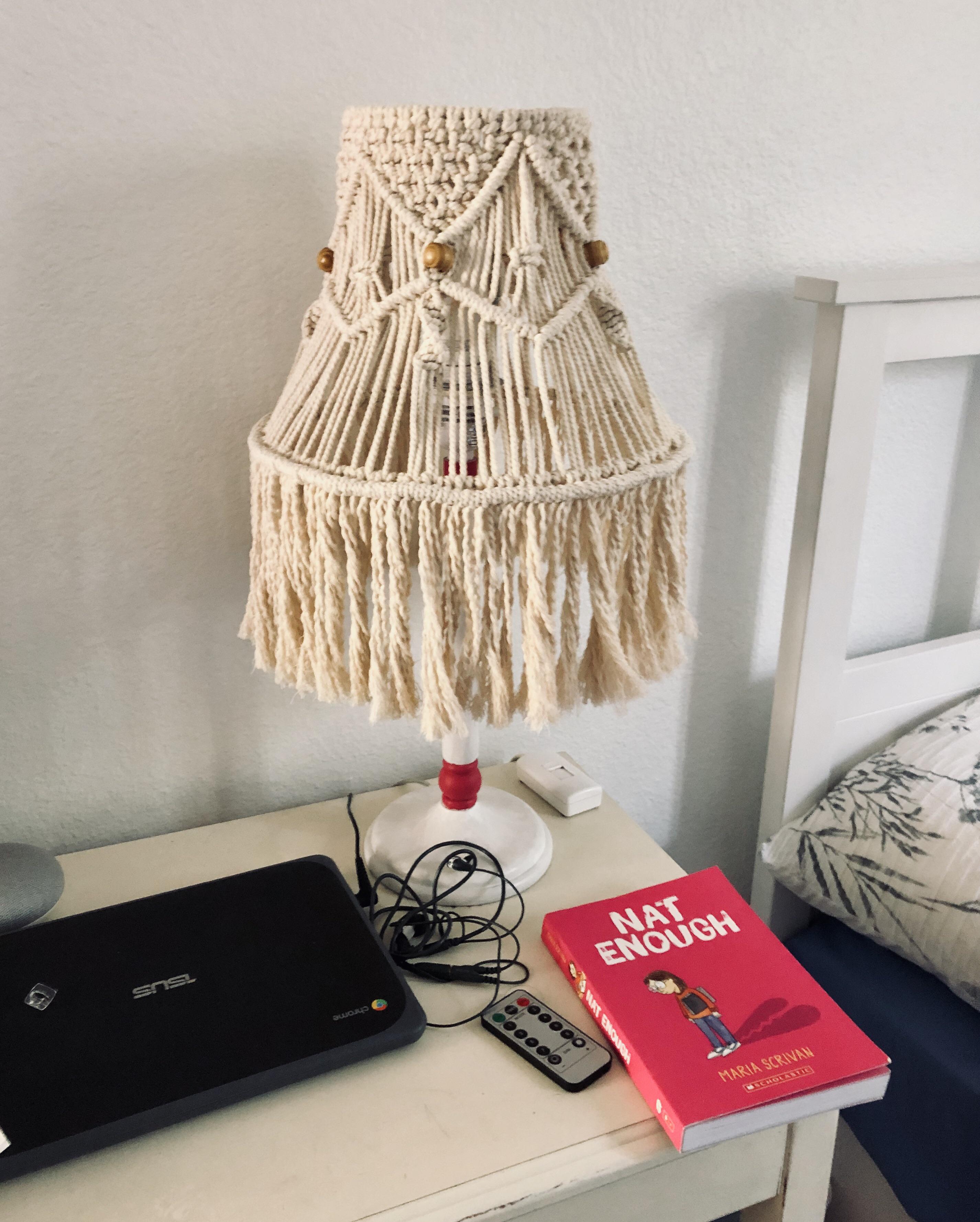 Super proud of my first macramé lamp shade. 💡 | Scrolller