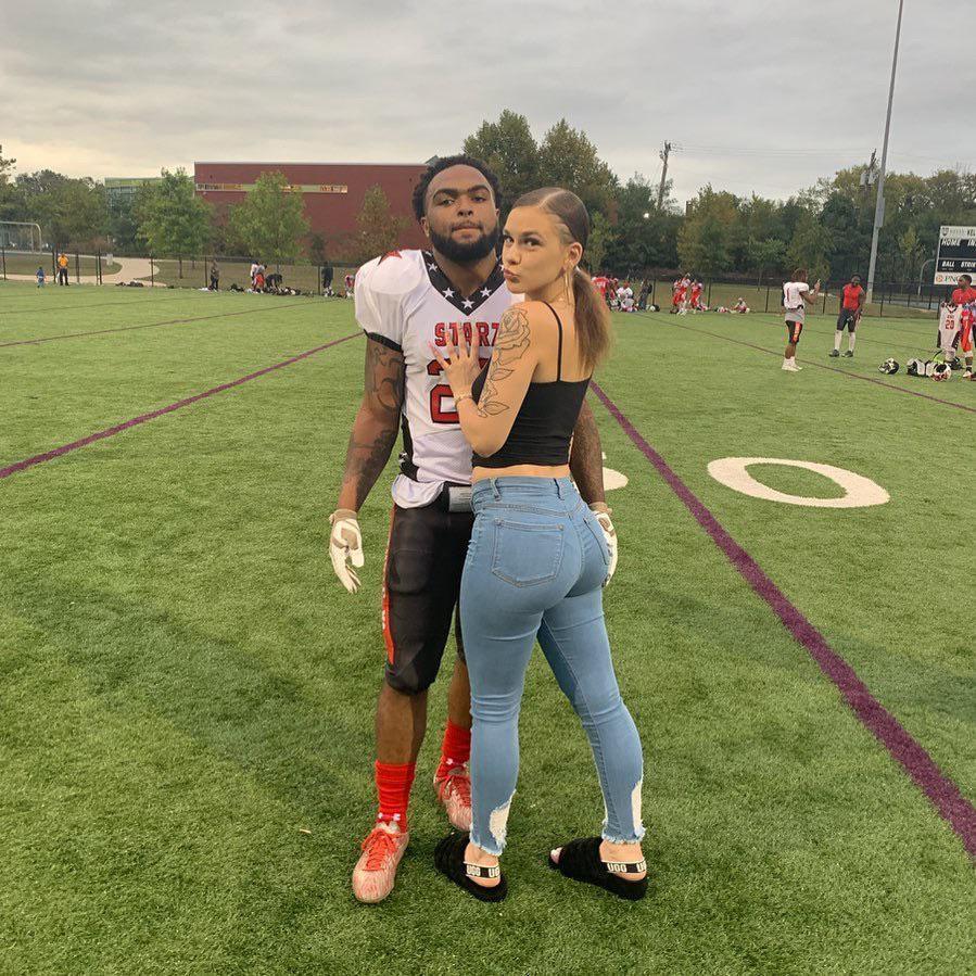 Supporting her boyfriend at the games | Scrolller