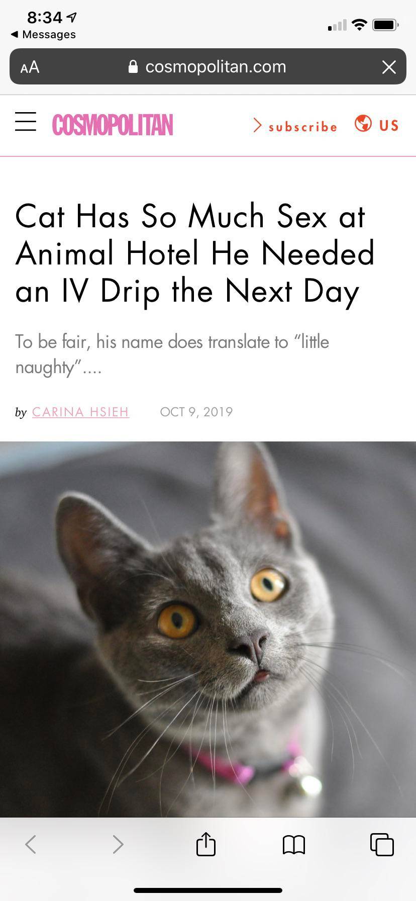 Sure every Cosmo reader has experienced this | Scrolller