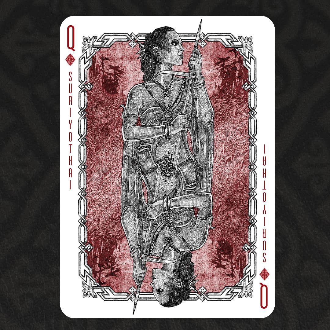 Suriyothai celebrated in playing card art! | Scrolller