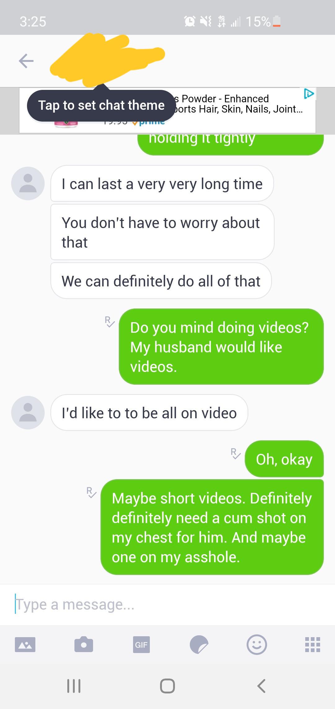 Surprise message I got from the wife. | Scrolller