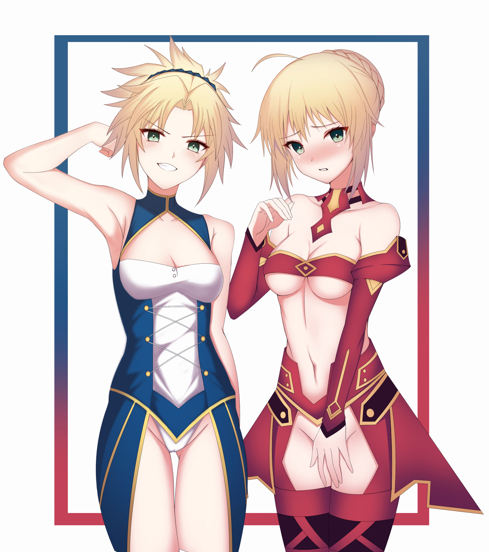 Mordred switches outfits with Artoria | Scrolller