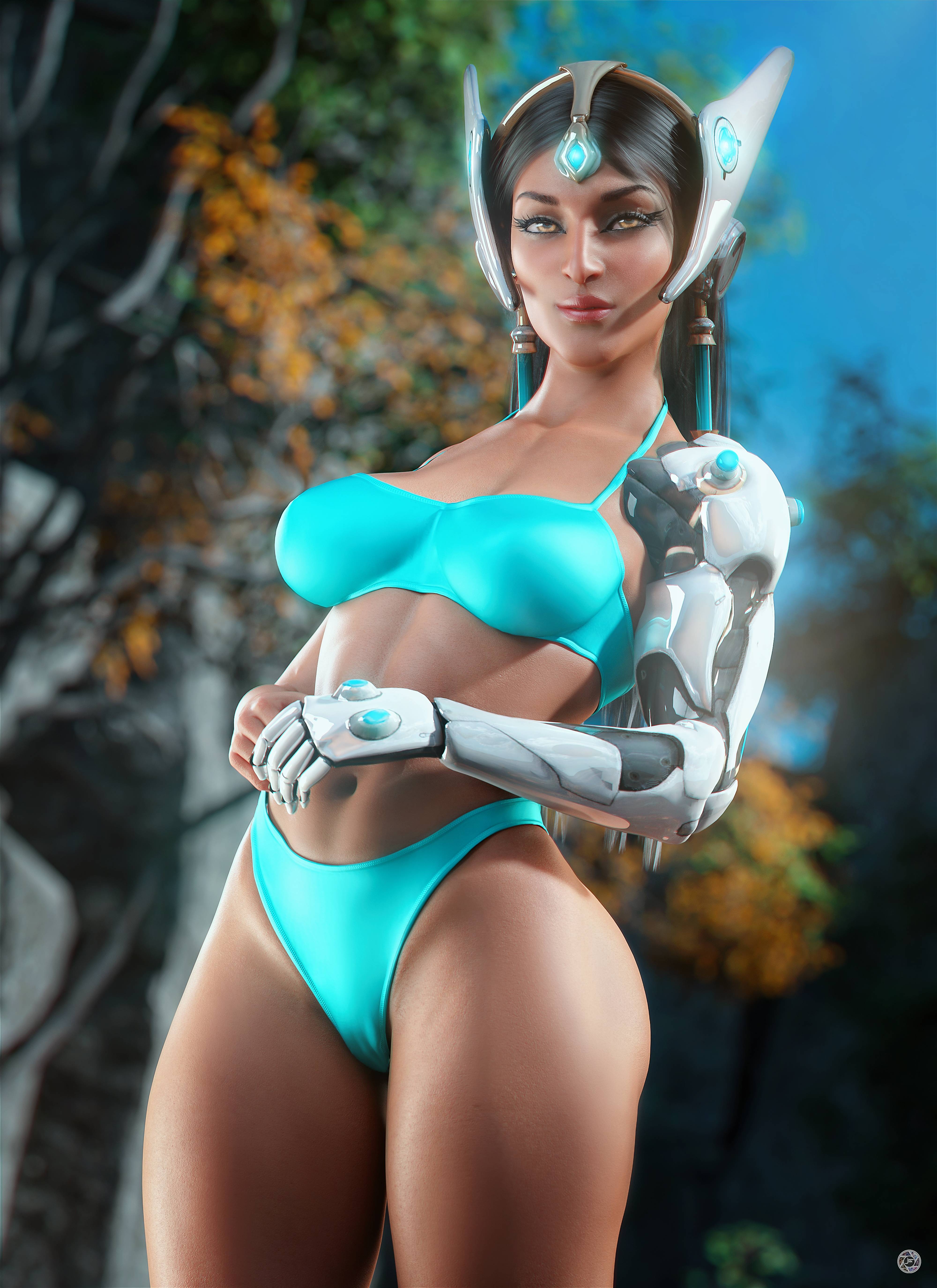 Symmetra in her bikini (Noahgraphicz) | Scrolller
