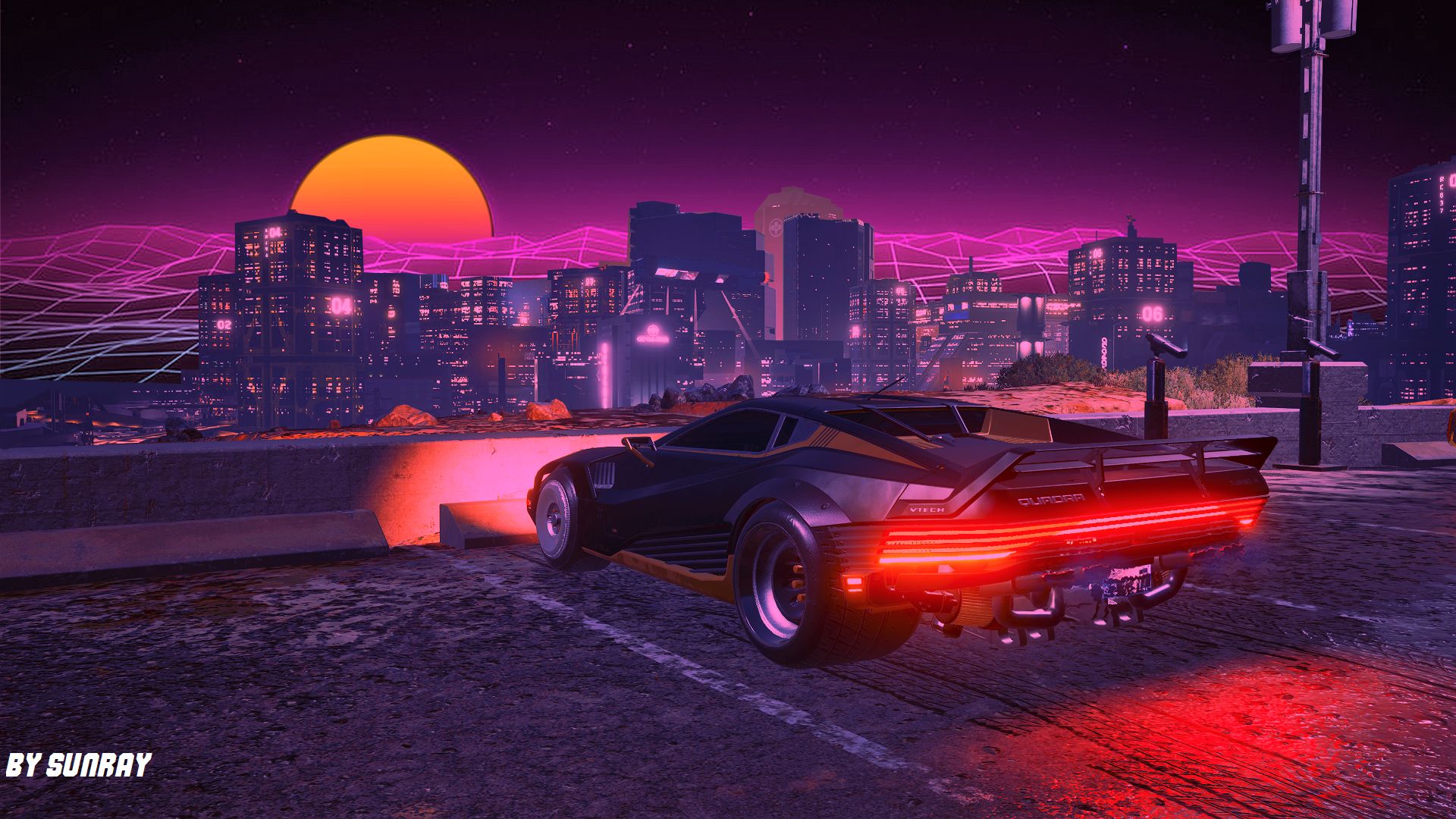 Synthwave 2077 | Scrolller