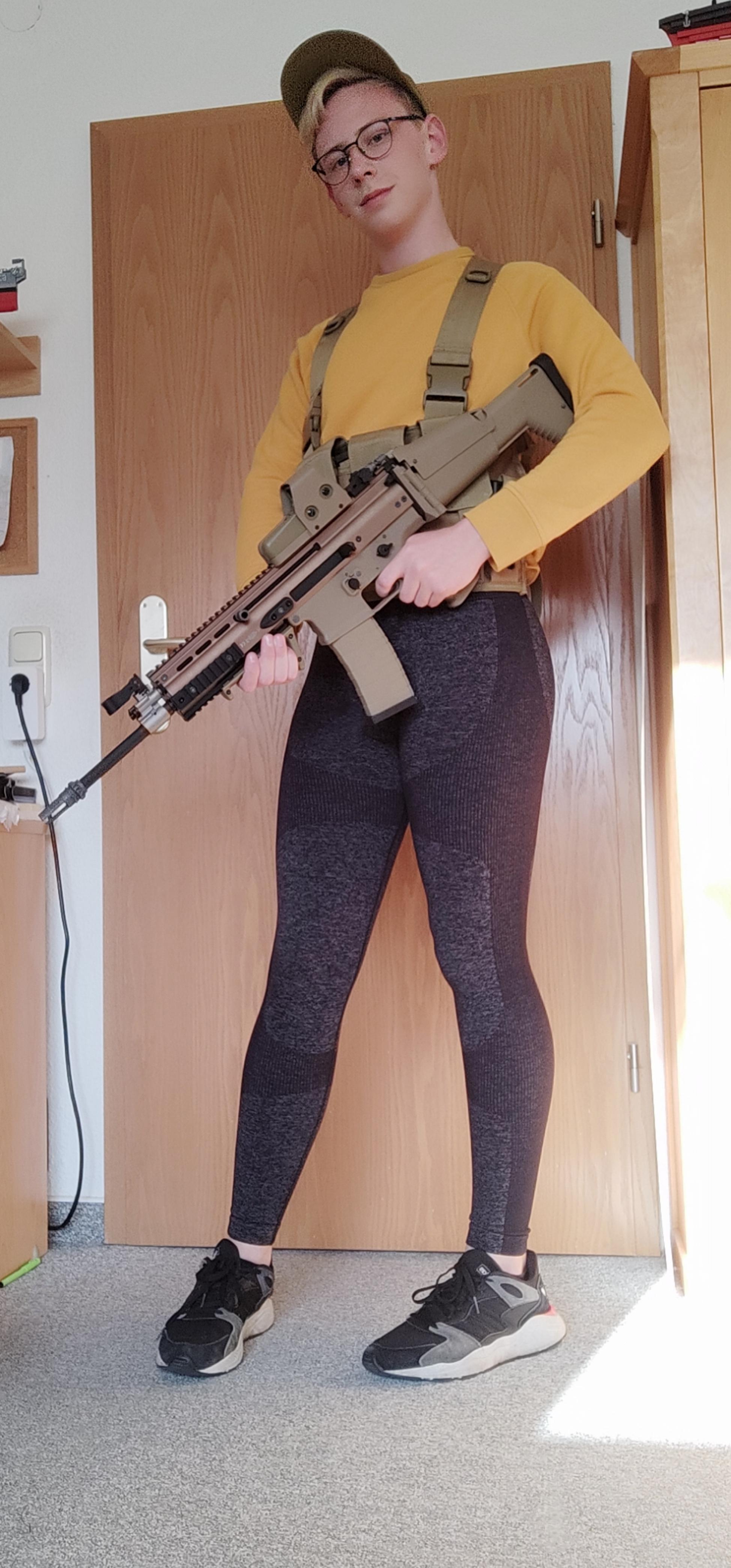 Tactical femboy ready for battle. (Airsoft) | Scrolller