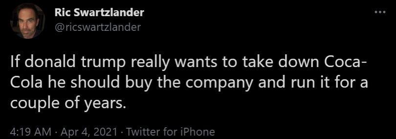 Taking down Coca-Cola | Scrolller