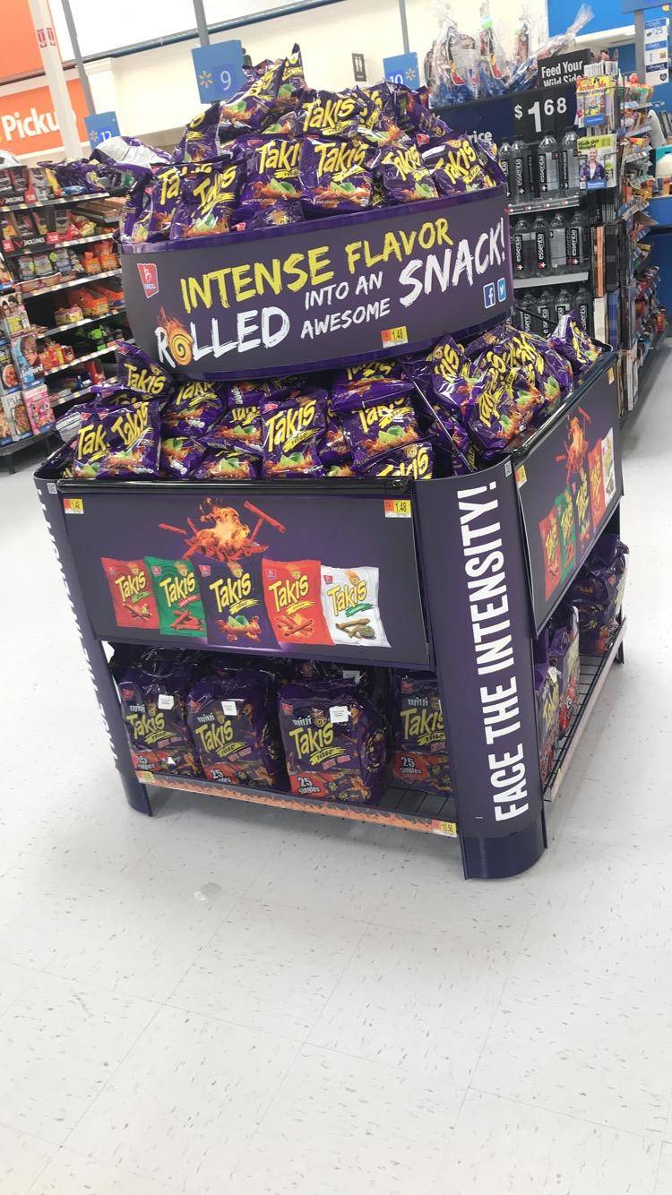 Takis stand at Walmart | Scrolller
