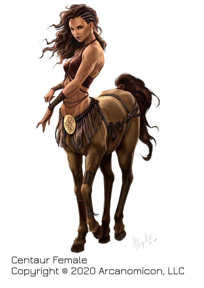 Tales of Arcana, Centaur by Miguel Regodón Harkness | Scrolller