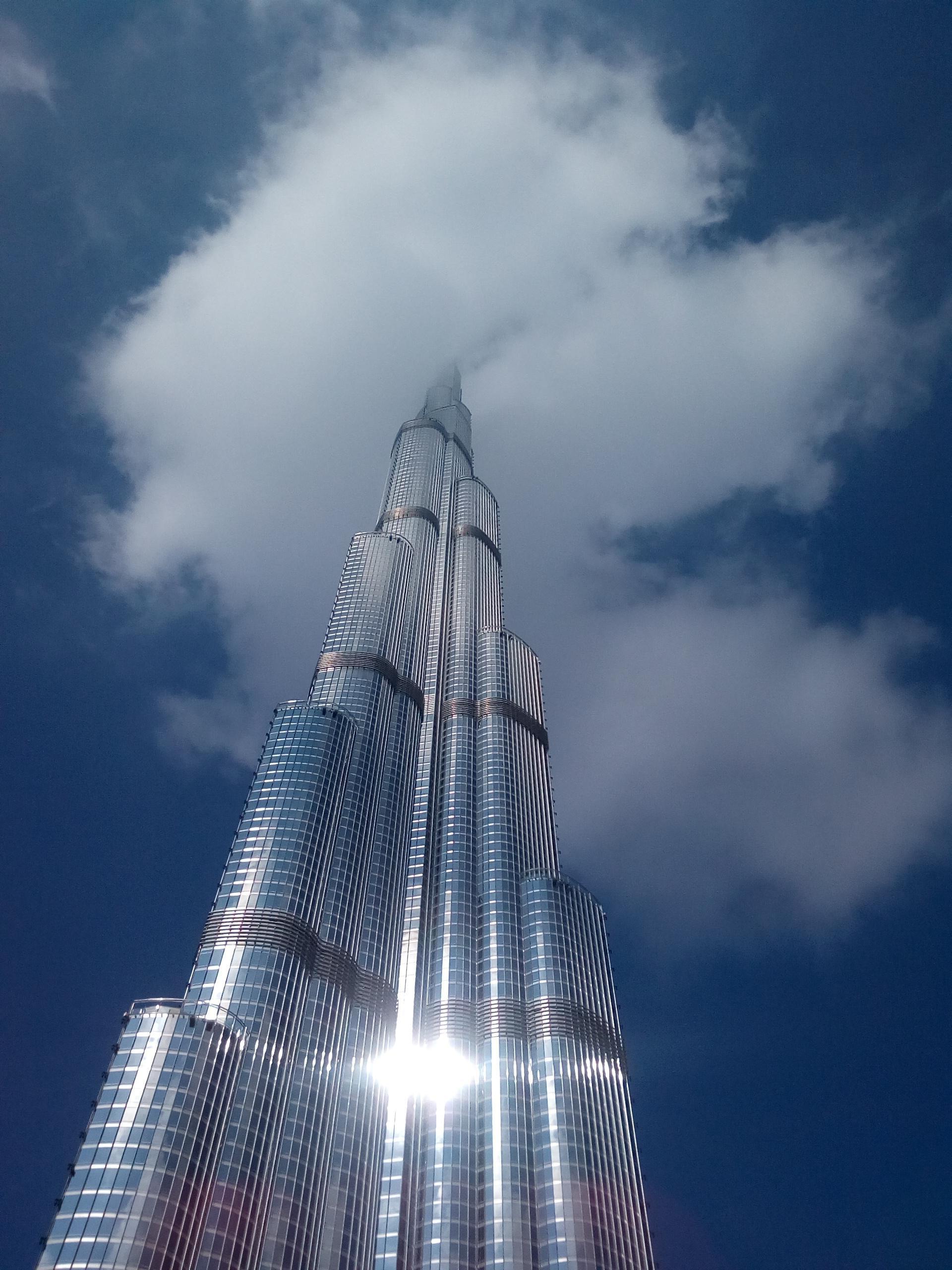 Tallest building in the world the Burj Khalifa, literally sky scraping. | Scrolller