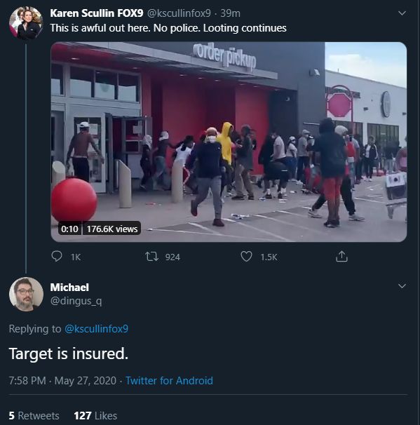 "Target is insured" | Scrolller