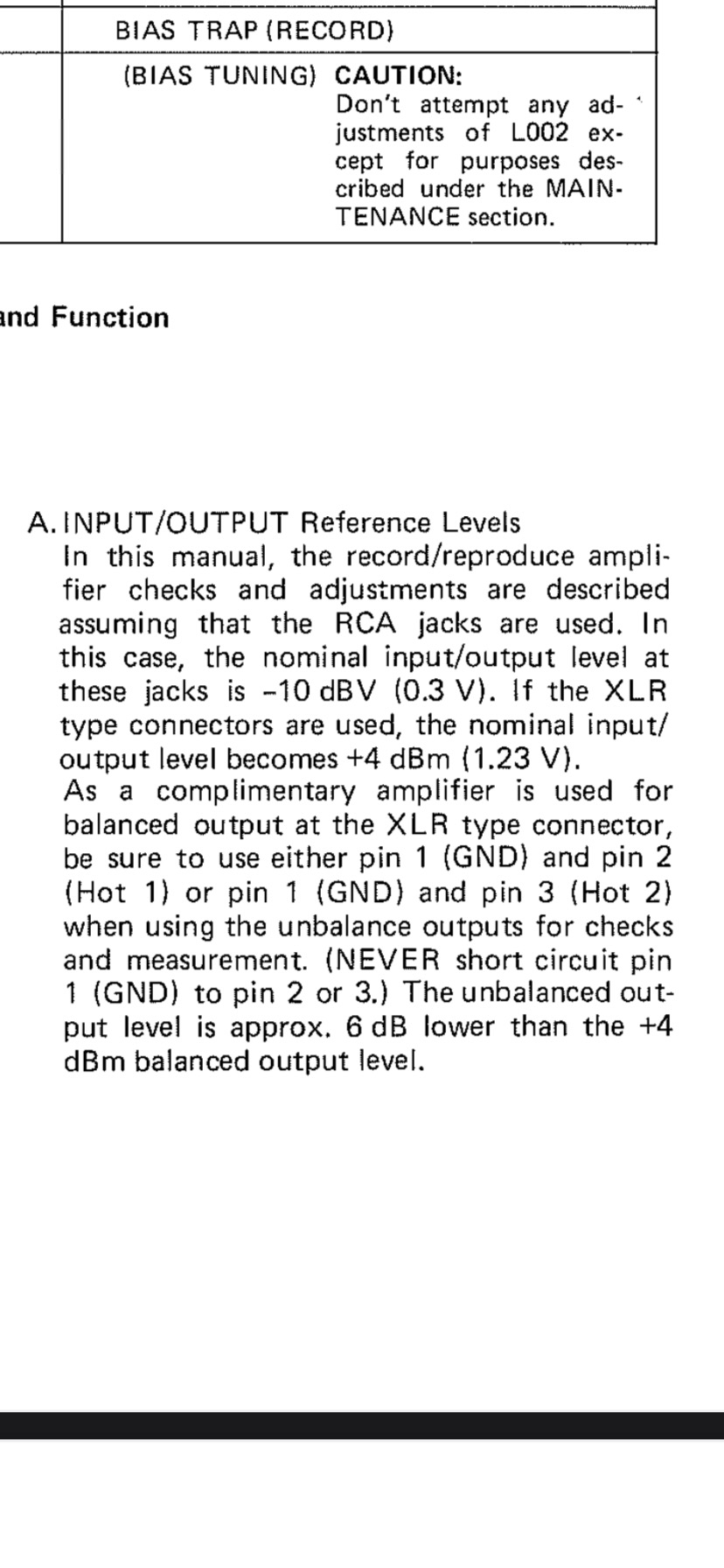 Tascam 48 Calibration clarification | Scrolller