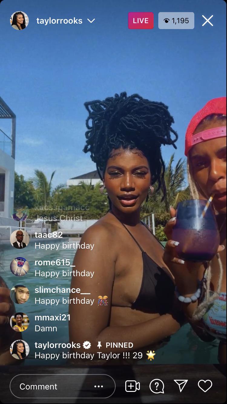Taylor Rooks from her live. Was wondering if anyone caught all of it. | Scrolller