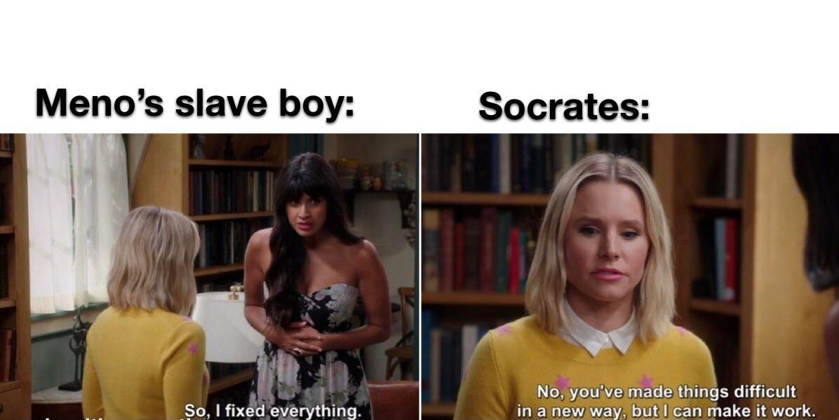 Teaching philosophy be like | Scrolller