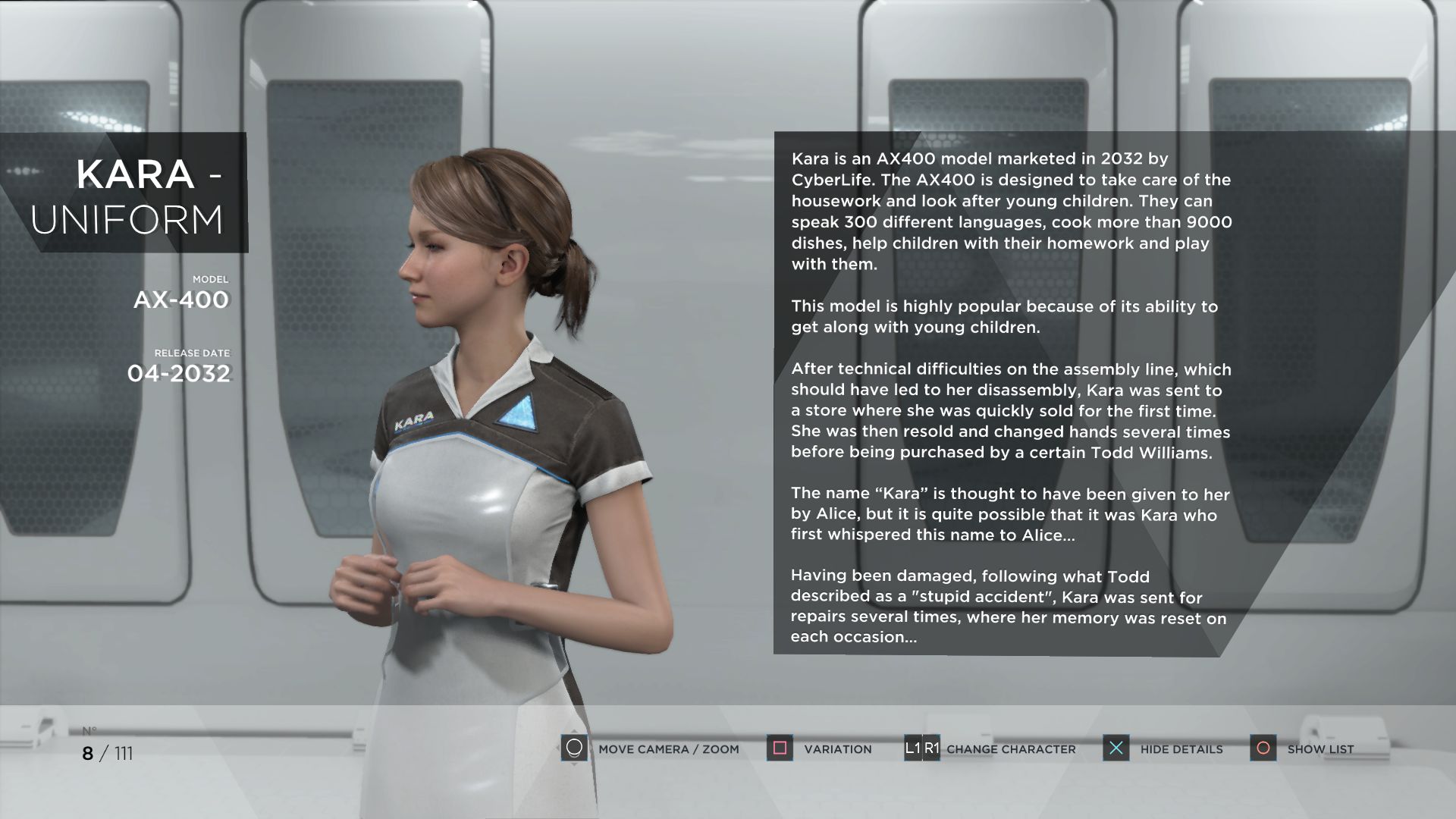 Tech demo Kara is Detroit Kara (canon) | Scrolller