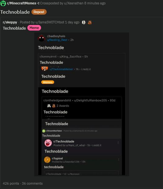 Technoblade | Scrolller