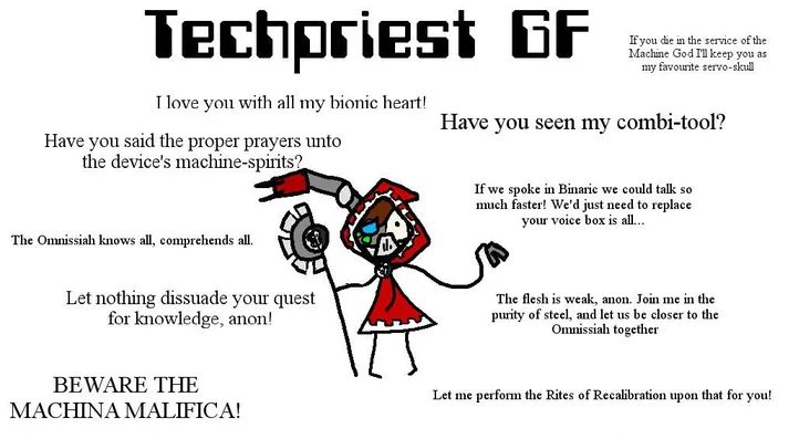 Techpriest gf (one of many) | Scrolller