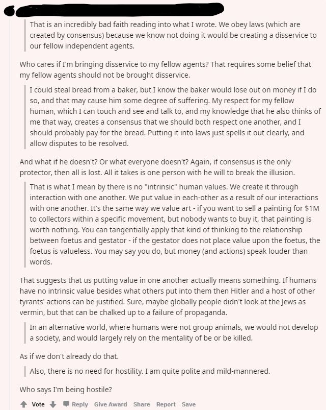 Tell me you do not have empathy without saying you do not have empathy | Scrolller