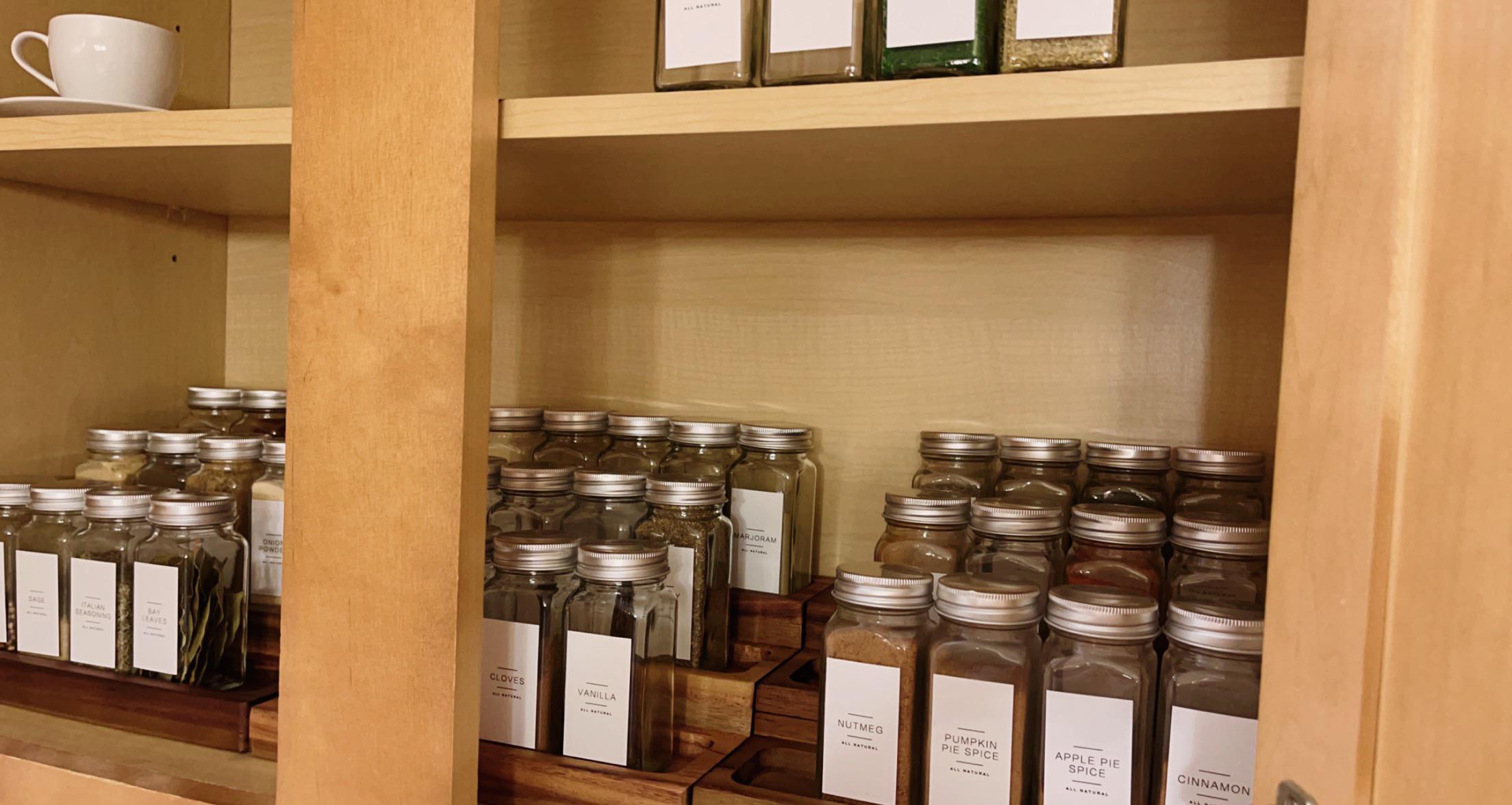 Temporary spice cabinet until pantry is done! | Scrolller