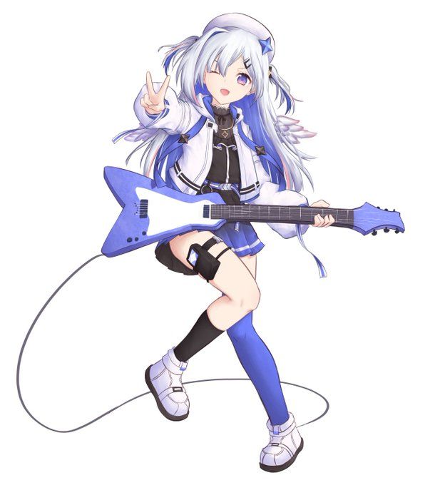 Tenshi on guitar | Scrolller
