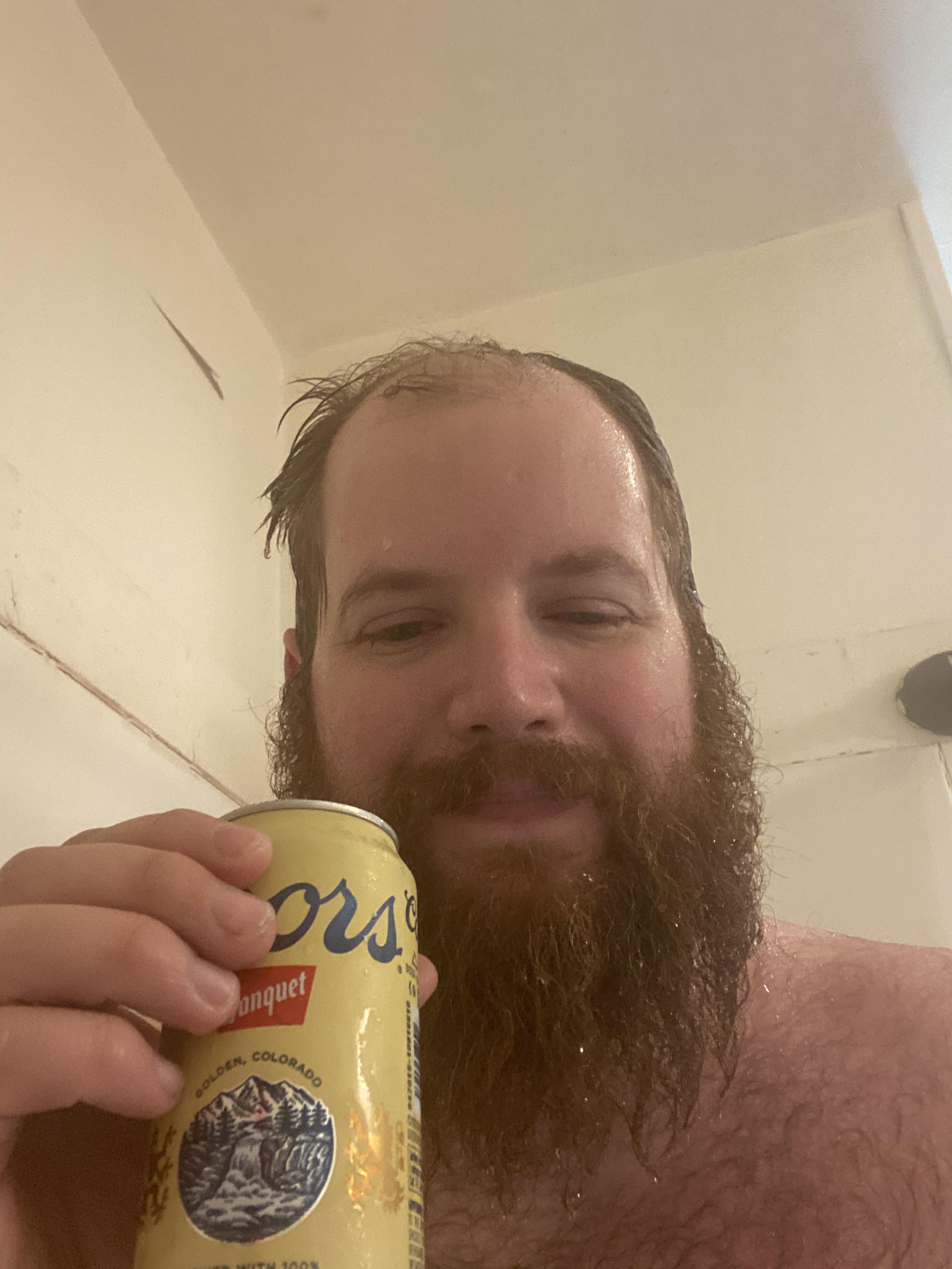 Terrible at pics. But nothing beats a hot shower and a Coors! | Scrolller