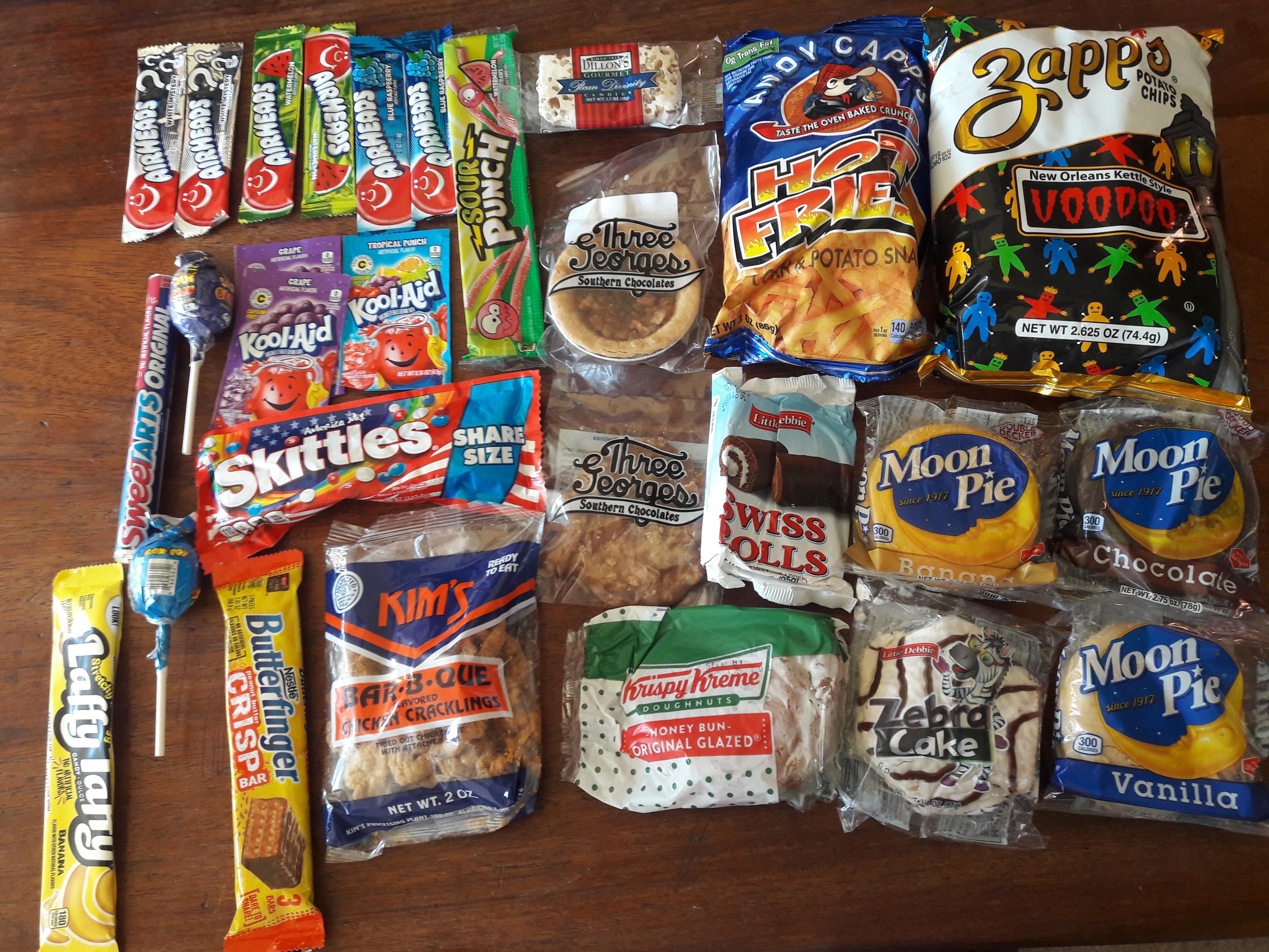 Thank you u/losykwdfan for the amazing spread of deep south snacks! | Scrolller